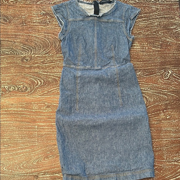 Derek Lam | Dresses | Derek Lam Blue Sheath Midi Dress For Work | Poshmark